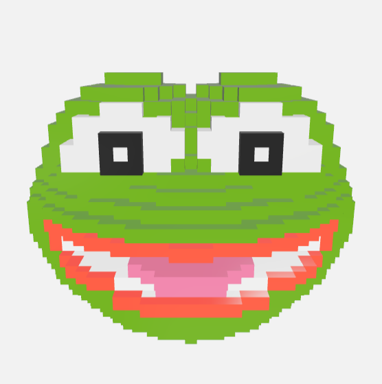 Pixel Pepe 3D | Foundation